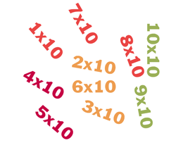 Table de multiplication de 10 - tablesdemultiplication.fr